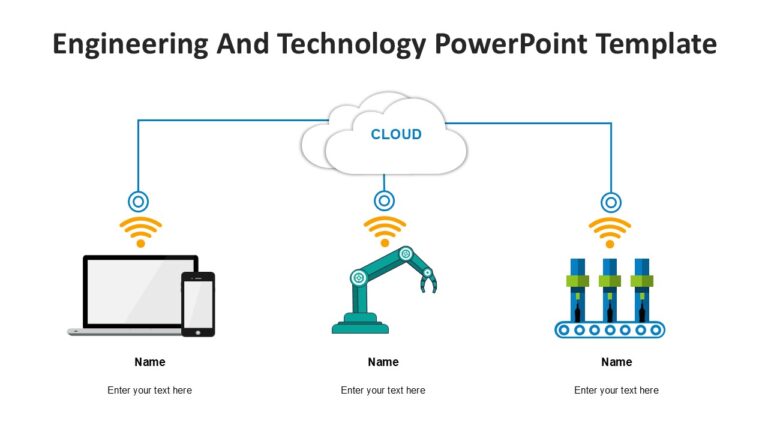 Engineering And Technology PowerPoint Template : 100% Editable PPTx
