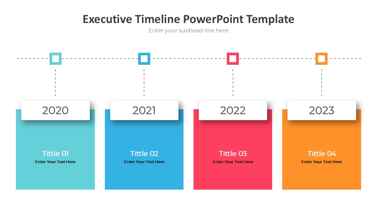 Executive Timeline PowerPoint Template - PPTUniverse