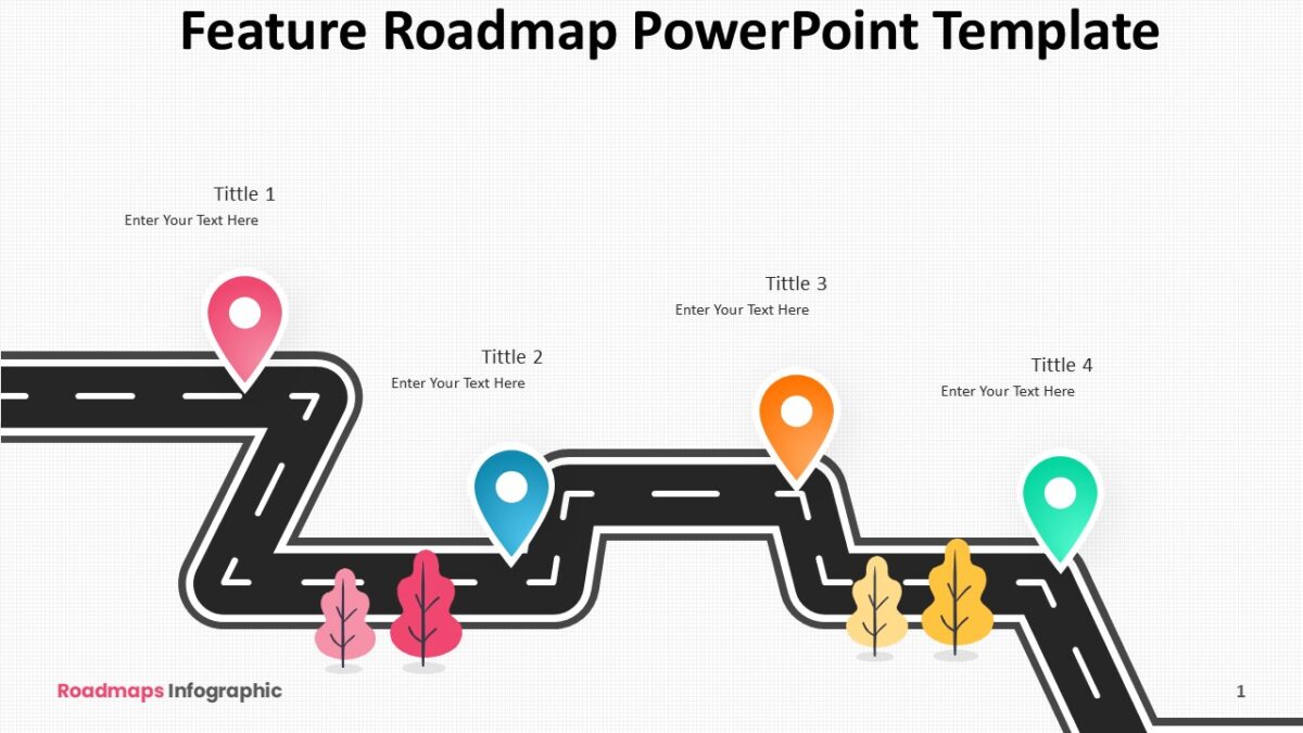 Feature Roadmap PowerPoint Template - PPTUniverse