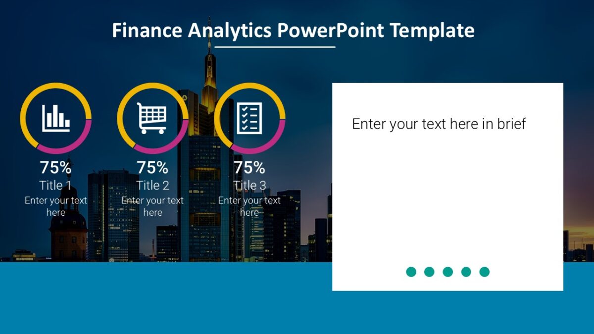 Finance Analytics PowerPoint Template - PPTUniverse