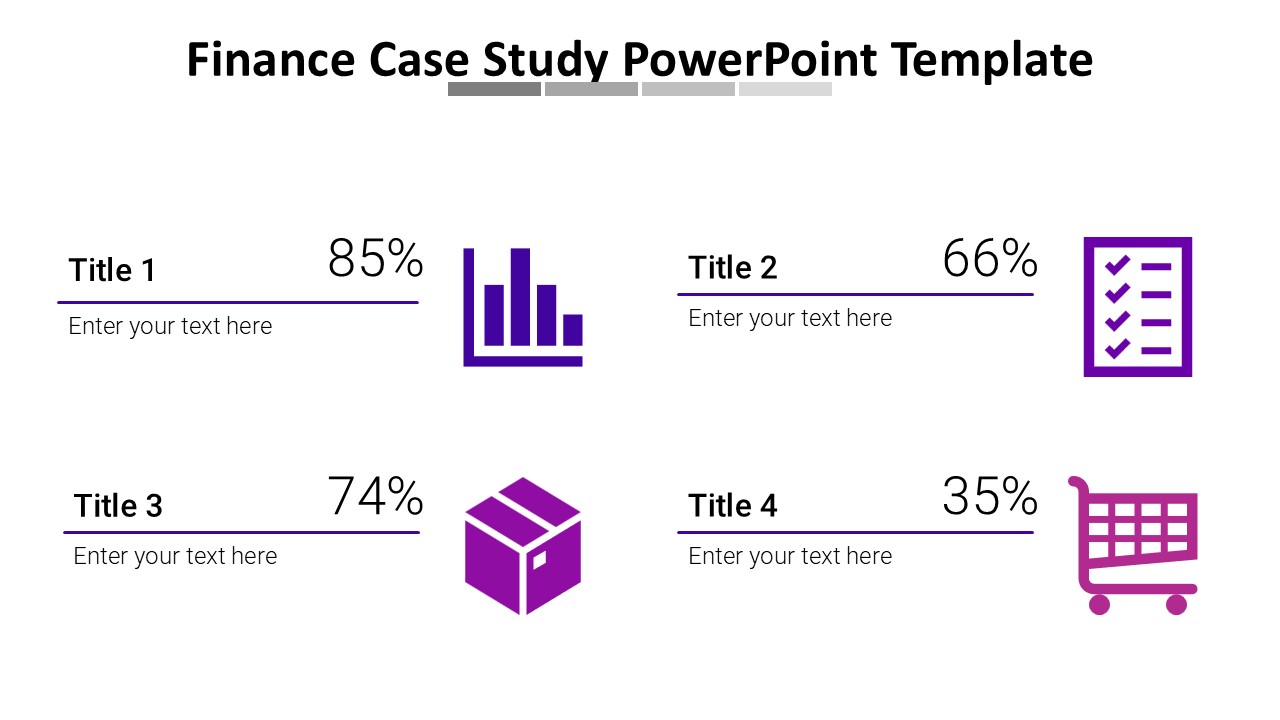 Finance Case Study PowerPoint Template - PPTUniverse