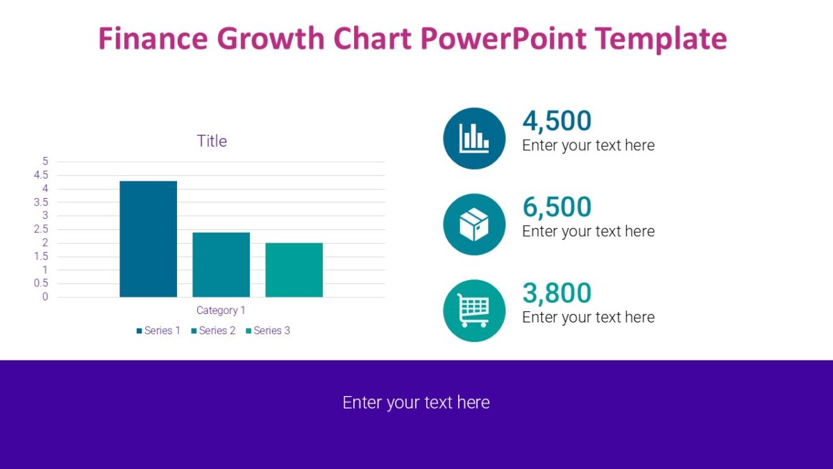 Finance Growth Chart PowerPoint Template - PPTUniverse
