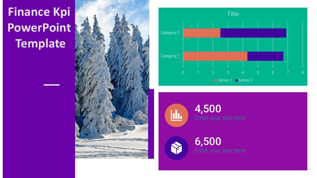 Finance Kpi PowerPoint Template : 100% Editable PPTx