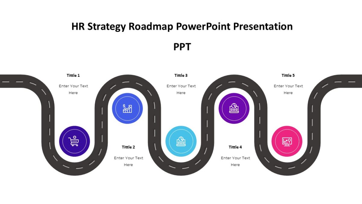 HR Strategy Roadmap PowerPoint Presentation PPT : 100% Editable PPTx