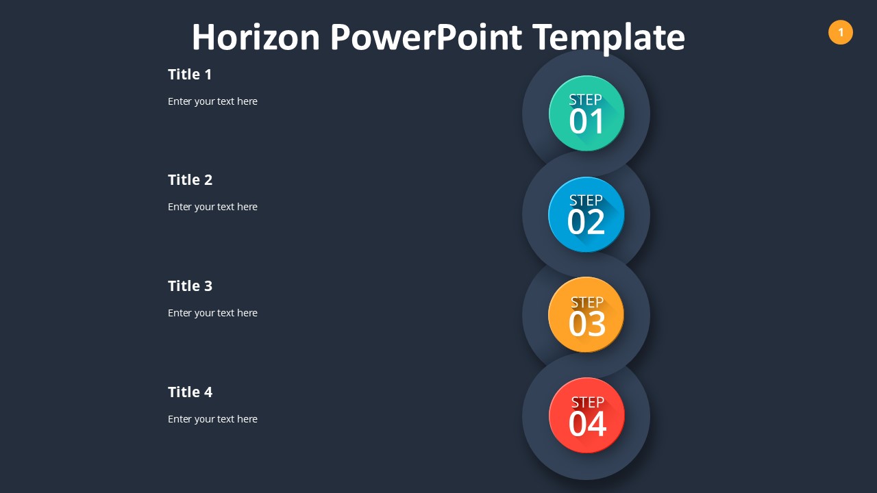 Horizon PowerPoint Template - PPTUniverse