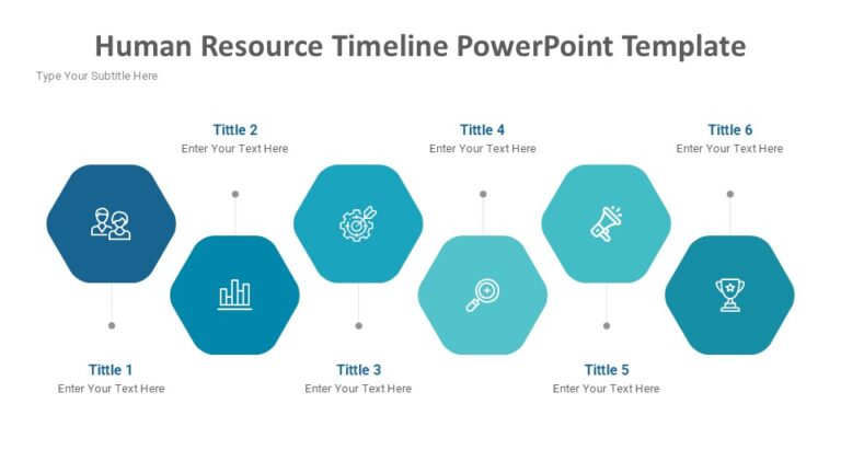 Human Resource Timeline PowerPoint Template : 100% Editable PPTx