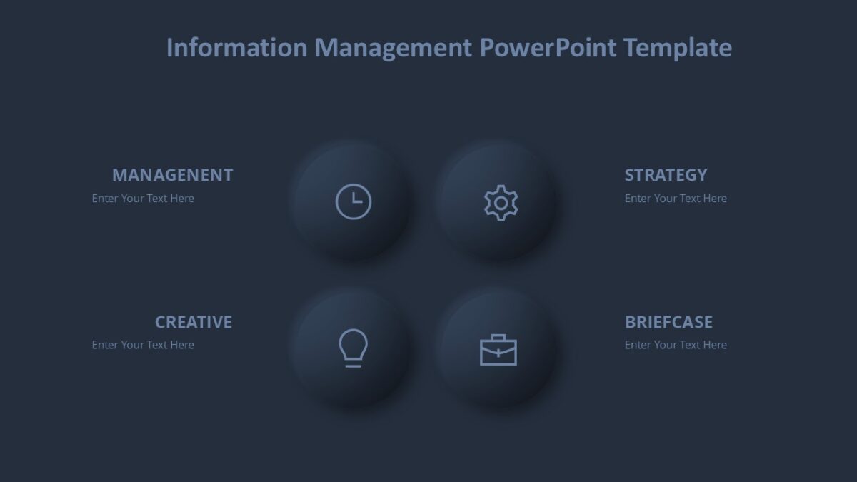 Information Management PowerPoint Template - PPTUniverse