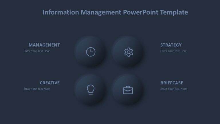 Information Management PowerPoint Template : 100% Editable PPTx