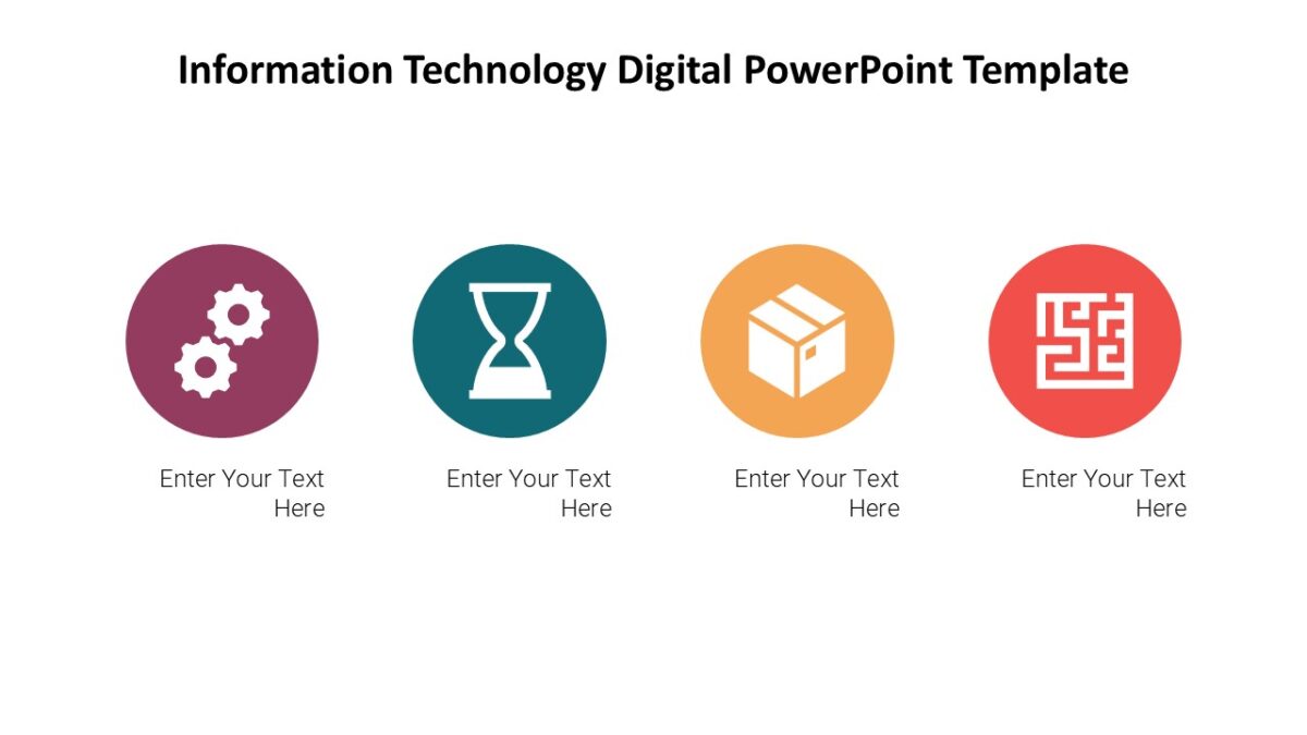 Information Technology Digital PowerPoint Template : 100% Editable PPTx