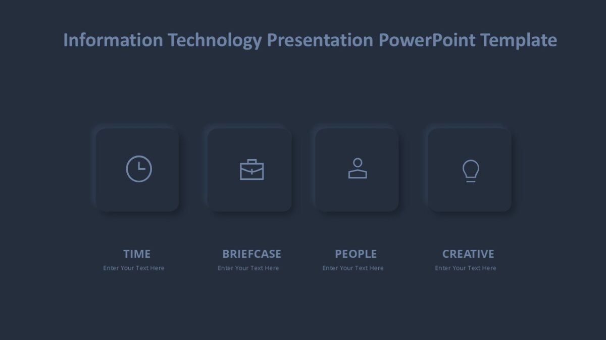 Information Technology Presentation PowerPoint Template - PPTUniverse
