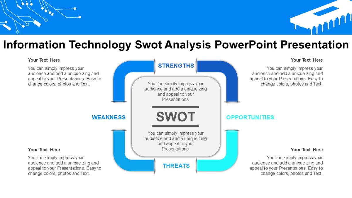 Information Technology Swot Analysis PowerPoint Presentation - PPTUniverse