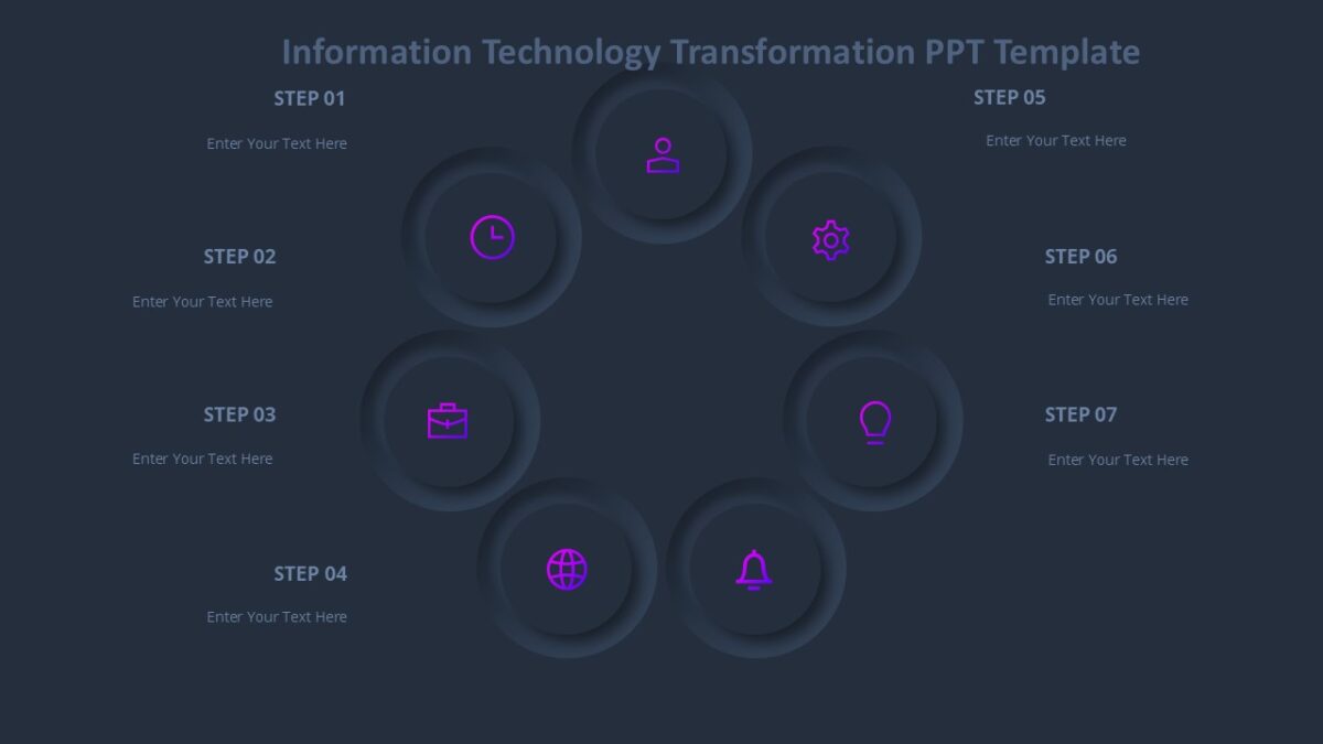 Information Technology Transformation PPT Template - PPTUniverse