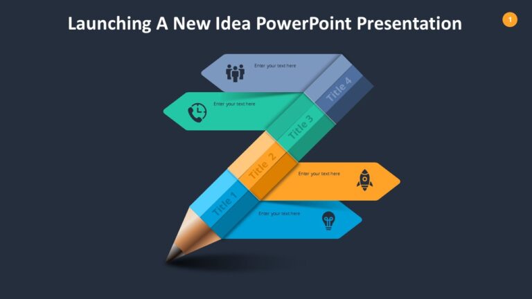 Launching A New Idea PowerPoint Presentation : 100% Editable PPTx