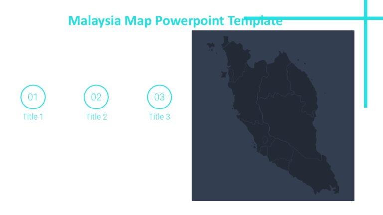 Malaysia Map Powerpoint Template : 100% Editable PPTx