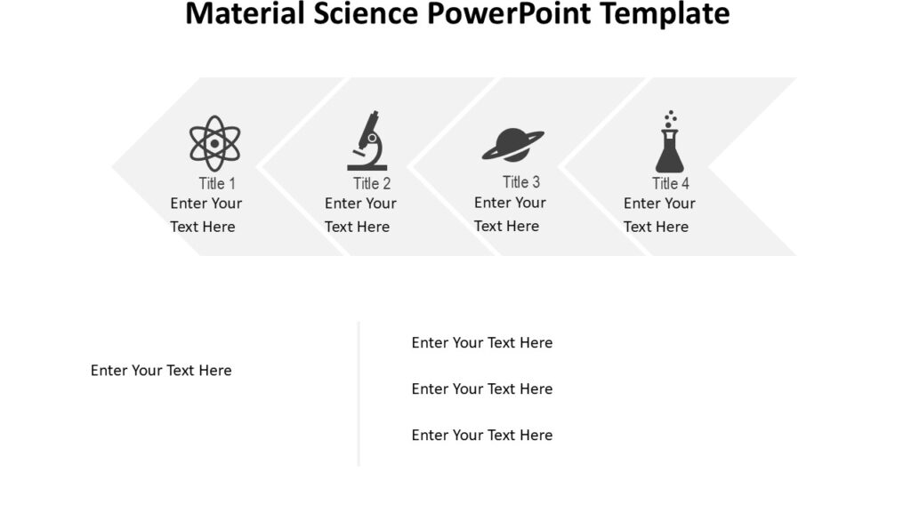 Material Science PowerPoint Template : 100% Editable PPTx