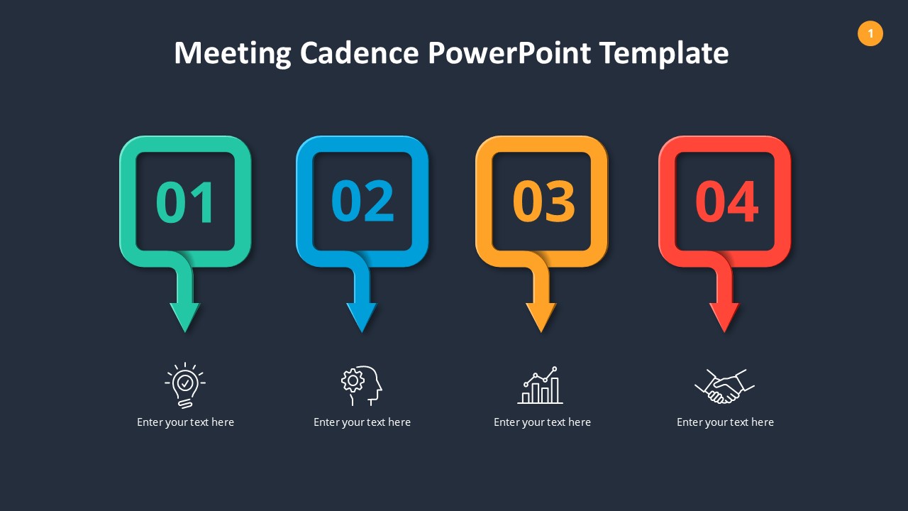 Meeting Cadence PowerPoint Template - PPTUniverse