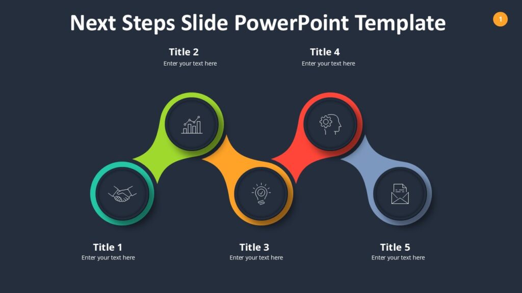 Next Steps Slide PowerPoint Template - PPTUniverse