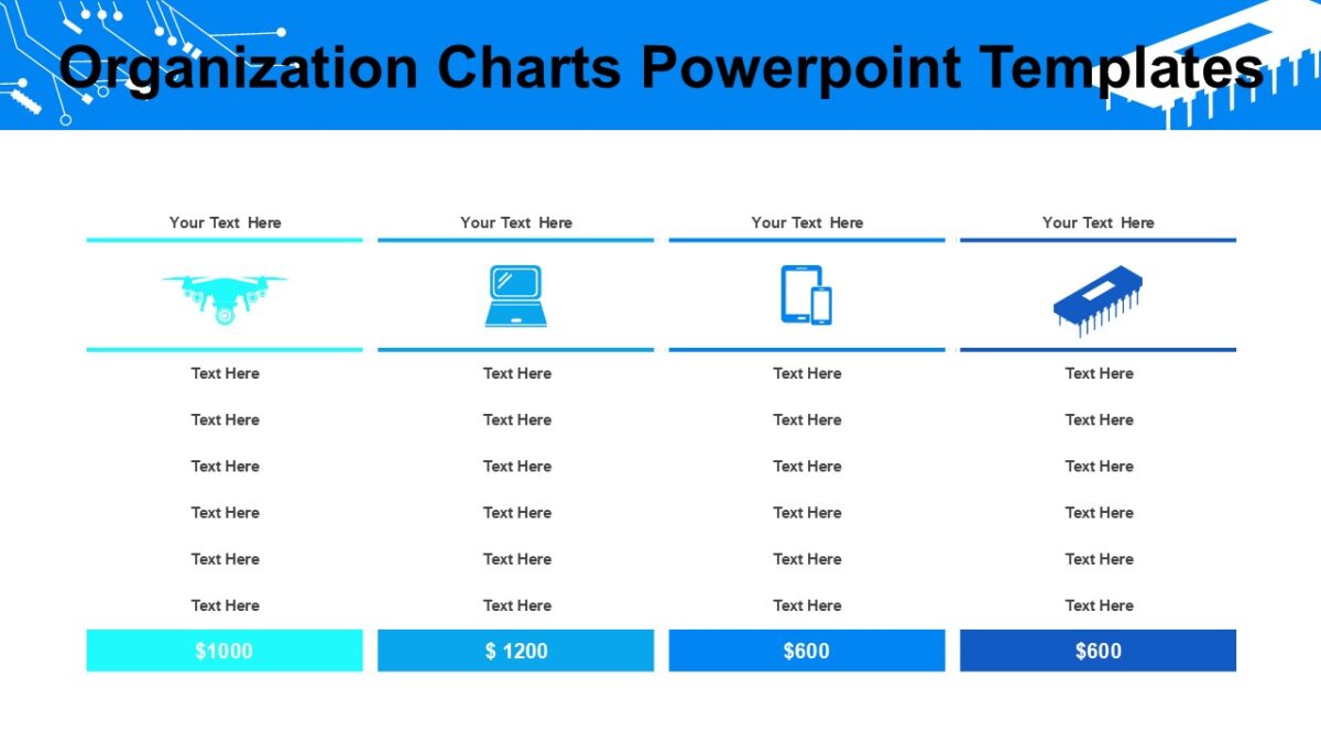 Organization Charts Powerpoint Templates : 100% Editable PPTx