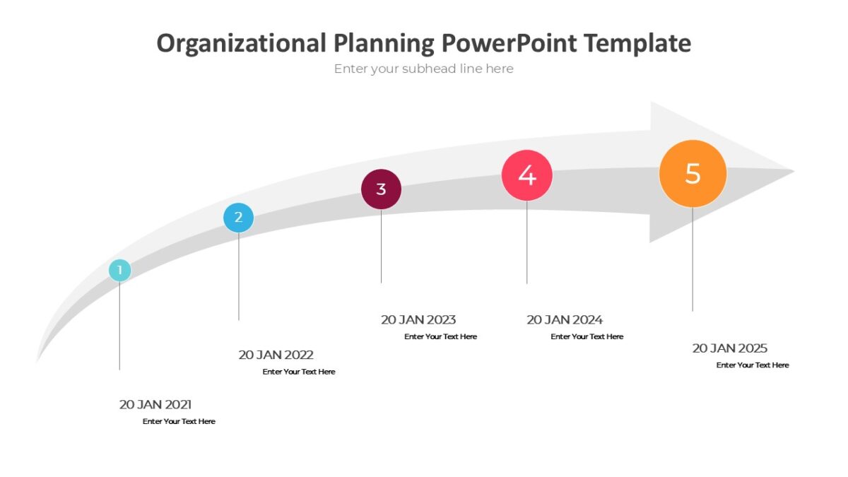 Organizational Planning PowerPoint Template : 100% Editable PPTx