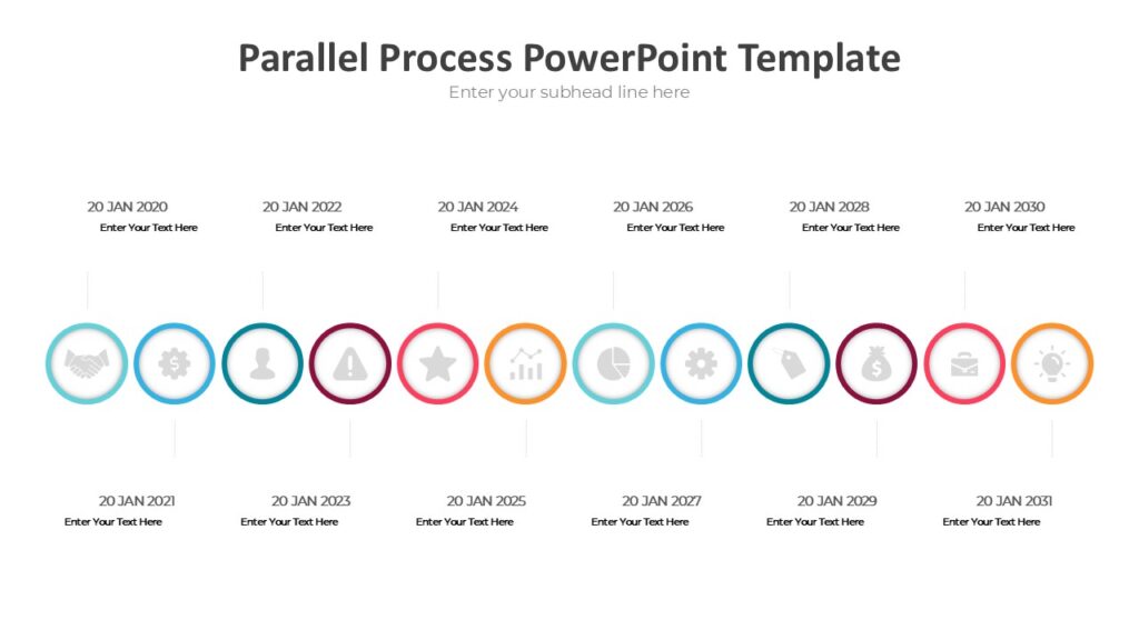 Parallel Process PowerPoint Template - PPTUniverse