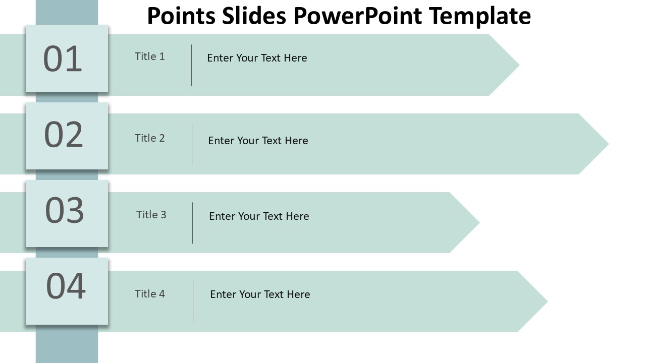 Points Slides PowerPoint Template - PPTUniverse