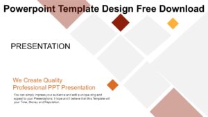 Powerpoint Template Design Free Download : 100% Editable PPTx