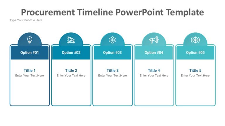 Procurement Timeline PowerPoint Template - PPTUniverse