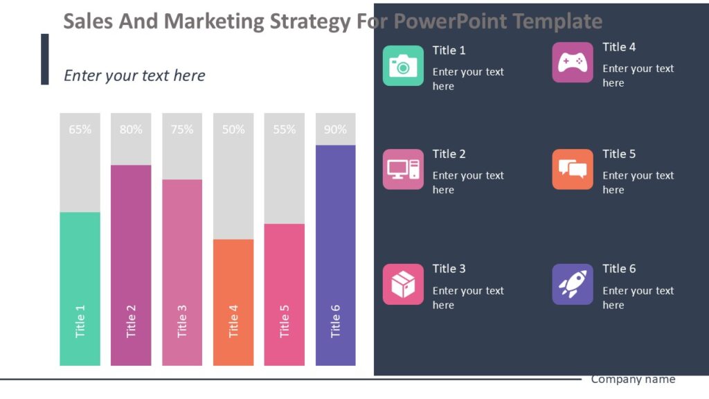 Sales And Marketing Strategy For PowerPoint Template - PPTUniverse