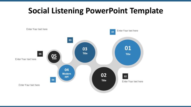 Social Listening PowerPoint Template - PPTUniverse