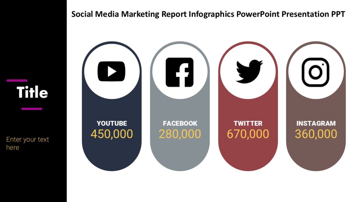 Social Media Marketing Report Infographics PowerPoint Presentation PPT ...