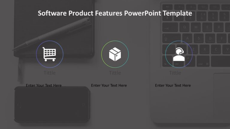 Software Product Features PowerPoint Template - PPTUniverse