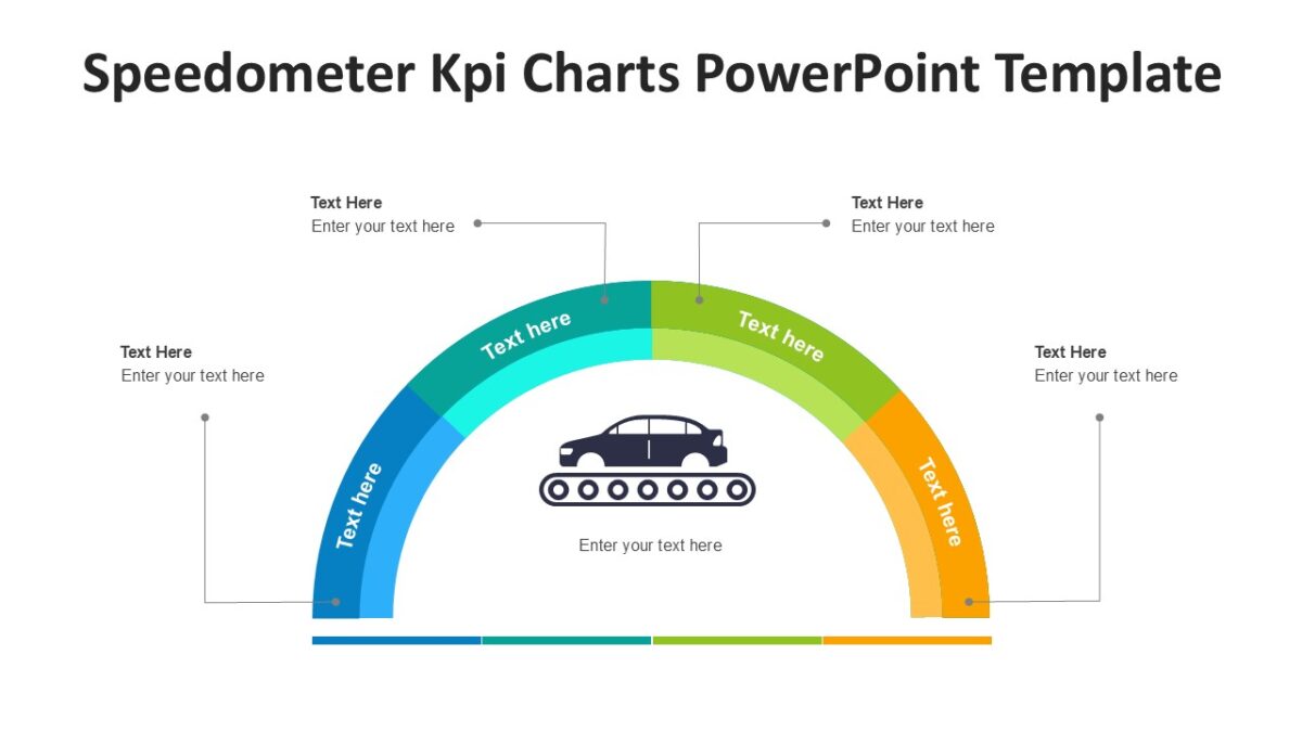 Speedometer Kpi Charts PowerPoint Template - PPTUniverse