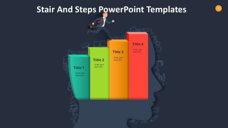 Stair And Steps PowerPoint Templates : 100% Editable PPTx