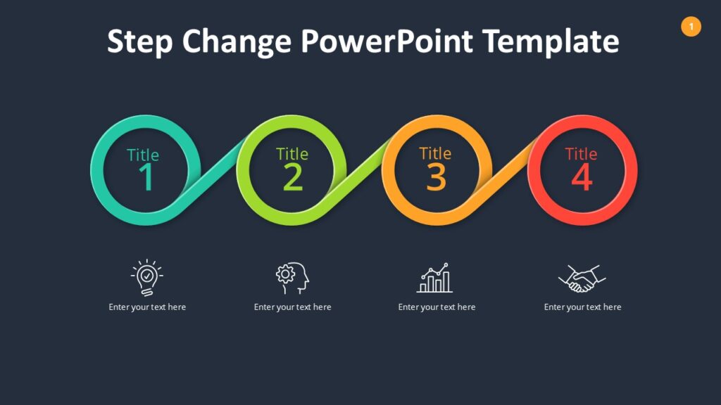 Step Change PowerPoint Template : 100% Editable PPTx