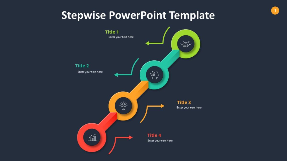 Stepwise PowerPoint Template - PPTUniverse