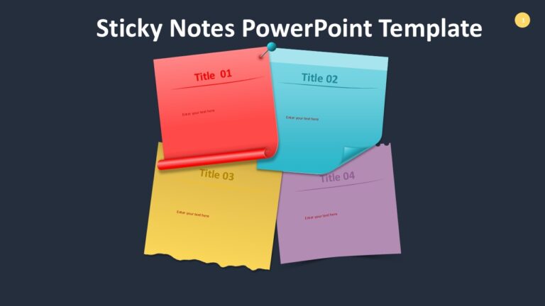 Sticky Notes PowerPoint Template - PPTUniverse