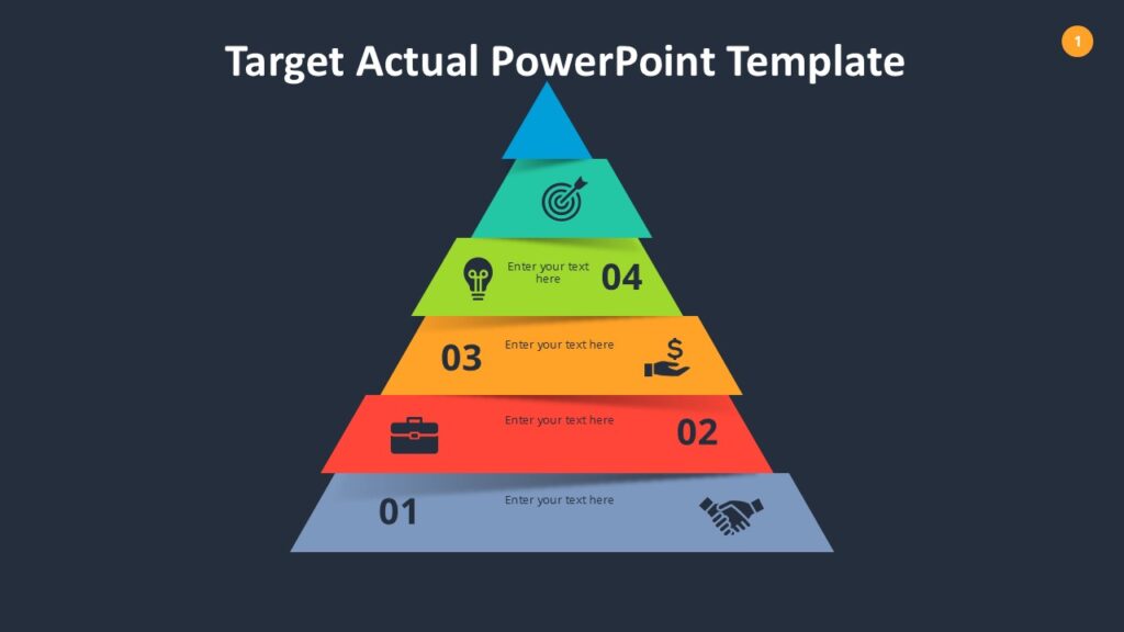 Target Actual PowerPoint Template : 100% Editable PPTx