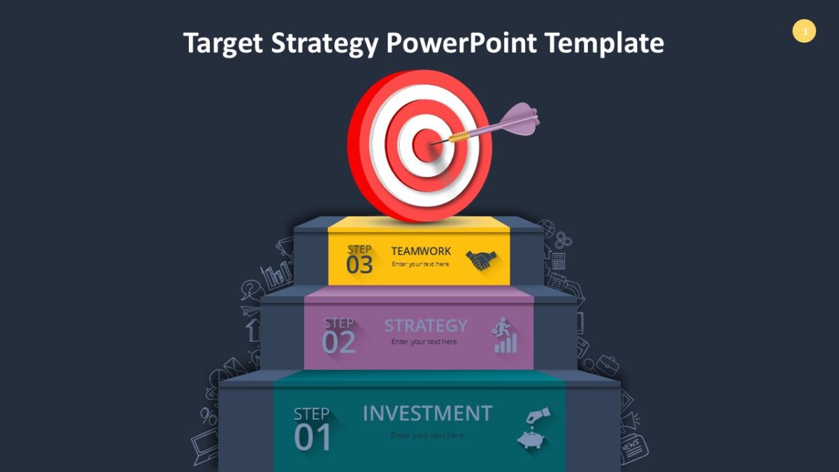 Target Strategy PowerPoint Template - PPTUniverse