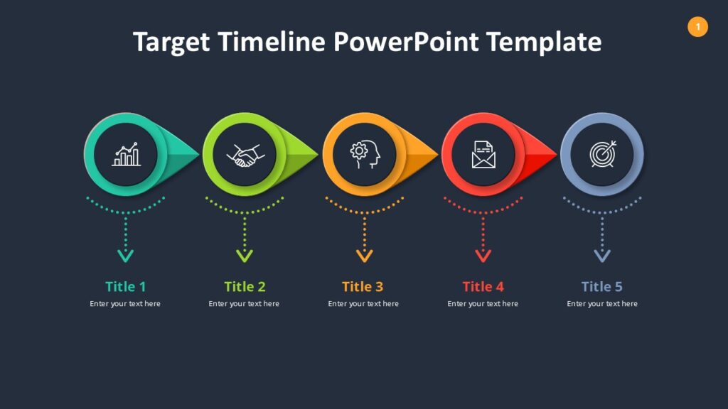 Target Timeline PowerPoint Template - PPTUniverse
