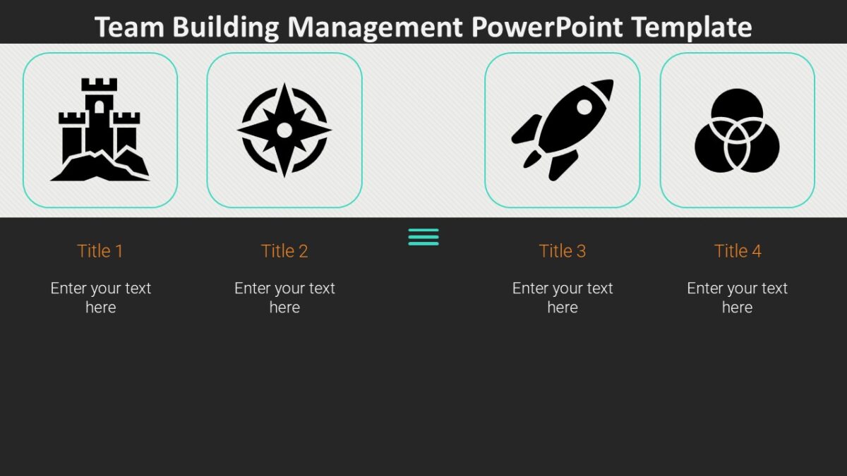 Team Building Management PowerPoint Template : 100% Editable PPTx