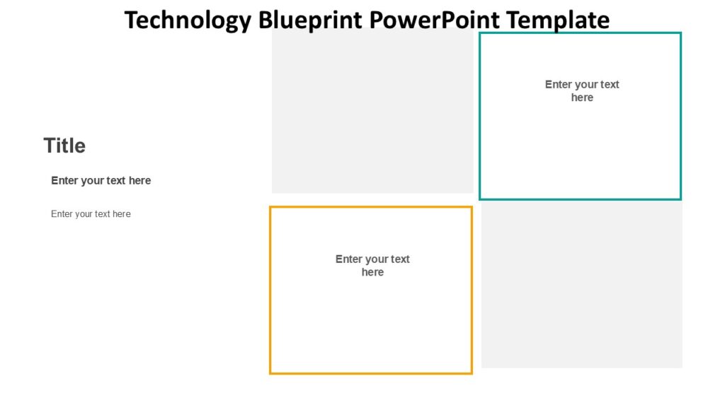 Technology Blueprint PowerPoint Template - PPTUniverse