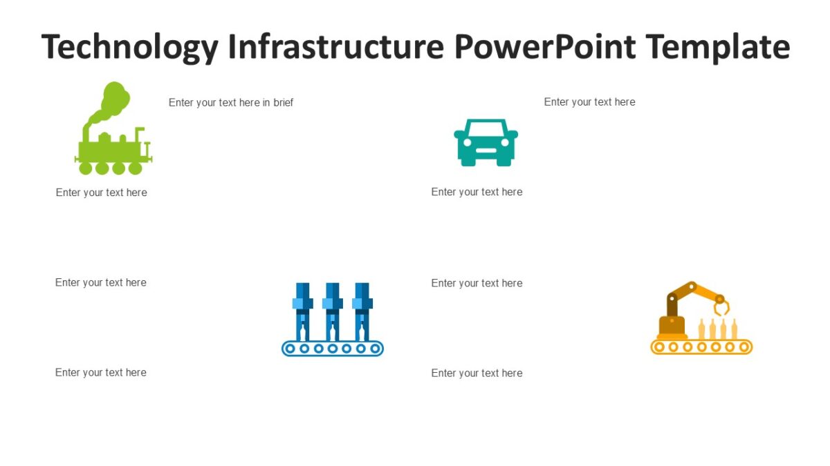 Technology Infrastructure PowerPoint Template : 100% Editable PPTx