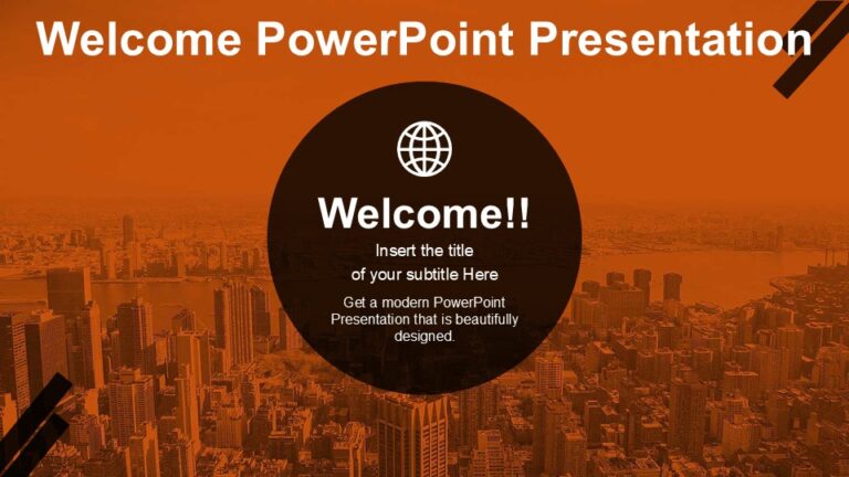 Welcome PowerPoint Presentation - PPTUniverse