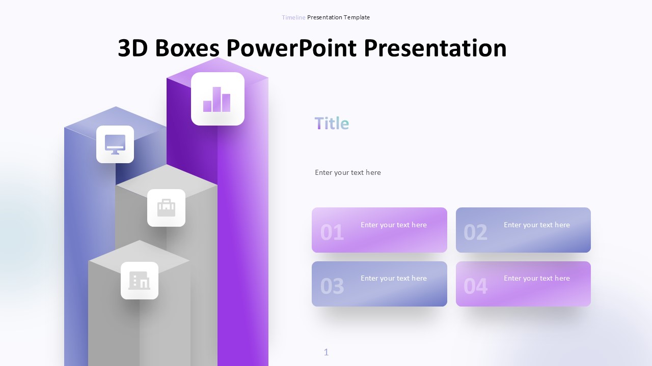 3D Boxes PowerPoint Presentation - PPTUniverse