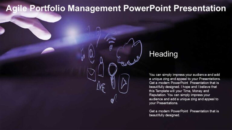 Agile Portfolio Management PowerPoint Presentation : 100% Editable PPTx