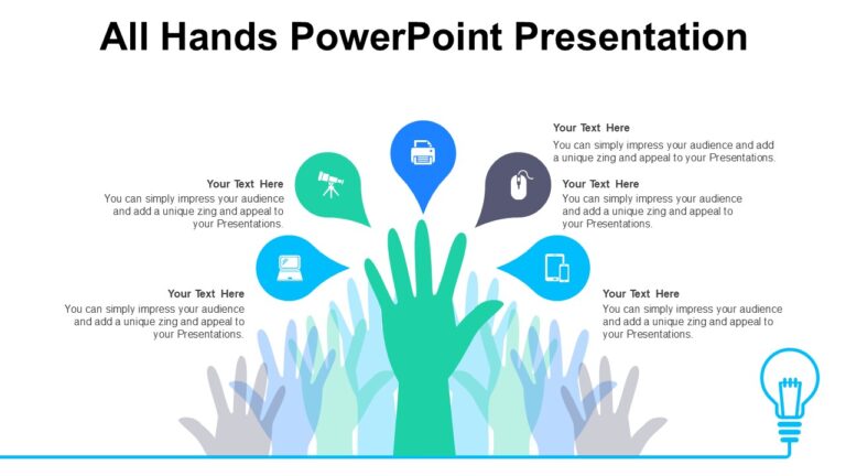 All Hands PowerPoint Presentation : 100% Editable PPTx