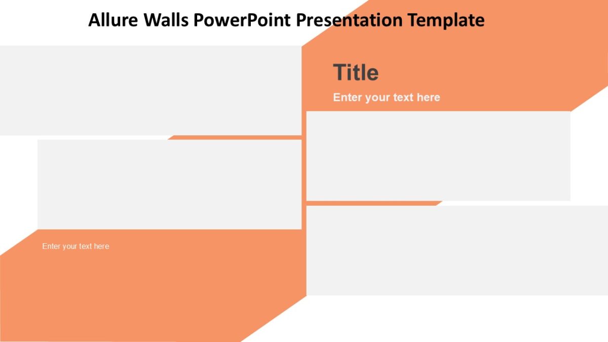 Allure Walls PowerPoint Presentation Template : 100% Editable PPTx