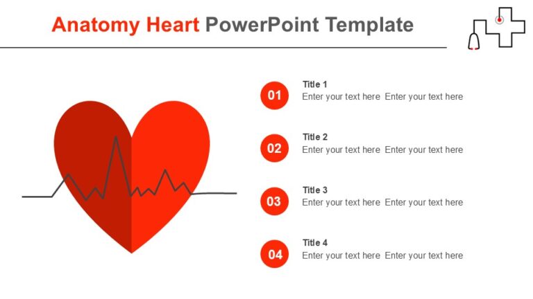 Anatomy Heart PowerPoint Template - PPTUniverse