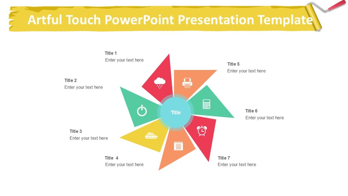 Artful Touch PowerPoint Presentation Template : 100% Editable PPTx