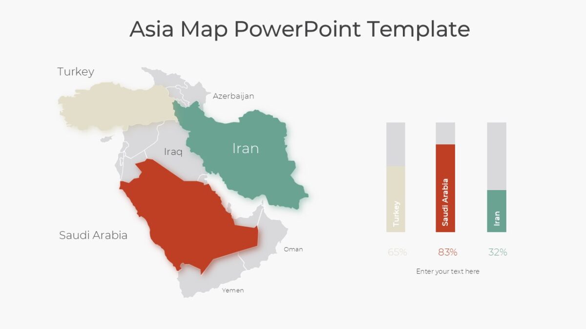 Asia Map PowerPoint Template - PPTUniverse
